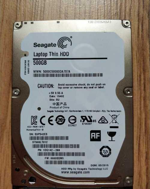 2.5" жёсткий диск Seagate ST500LT012 500GB