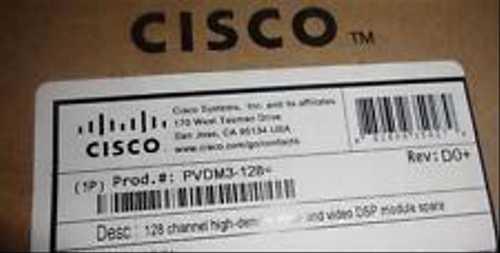 Модуль кодеков cisco pvdm3-128 новые и бу