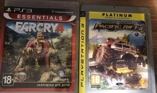 Игры для приставки Sony PS3 Far cry 4 и Motor Stor