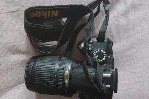 Фотоаппарат Nikon d3000+обьектив 18-105+сумка чехо