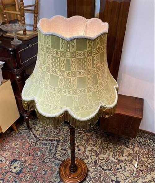 Торшер лампа ночник ретро деревянный mid century
