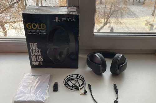 Sony Gold Wireless Headset 7.1 Limited Edition PS4