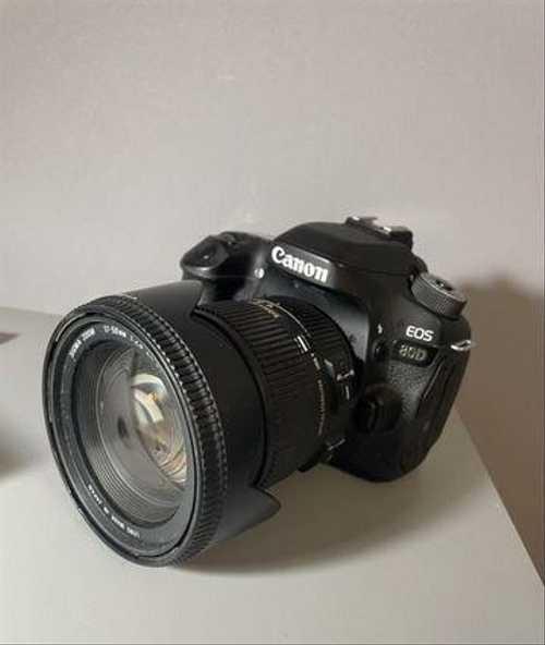 Canon 80d + sigma