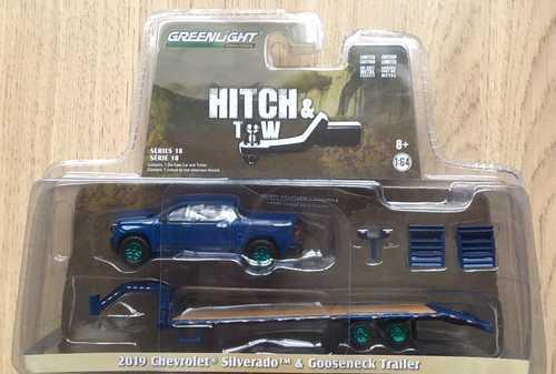 Greenlight Chevrolet Silverado & Trailer (chase)