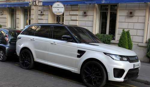 Range rover sport 2014 рейлинги черные