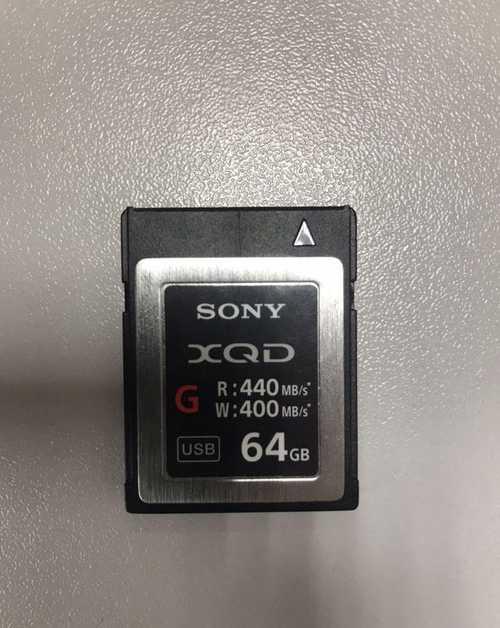 Карта памяти Sony XQD 64 gb 440/400 Mb/s