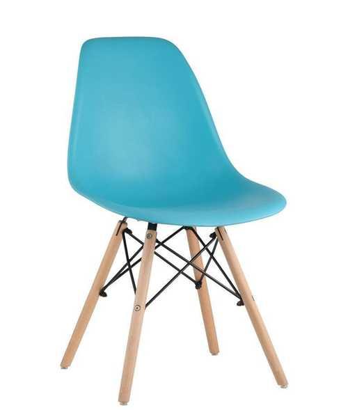 Стул Eames Wood Бирюзовый