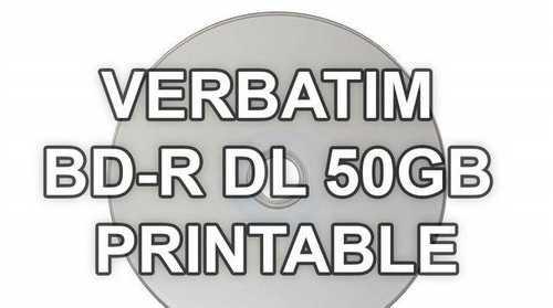 Диски Verbatim BD-R DL 50GB Printable