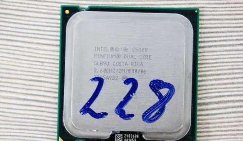 Процессор Socket 775 E5300 pentium dual-core