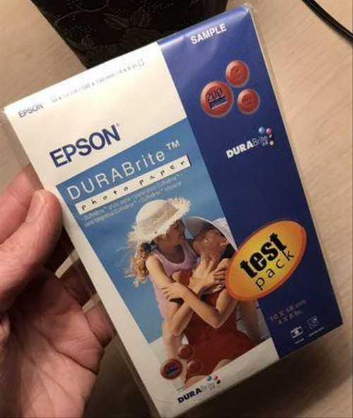 Фотобумага epson durabrite