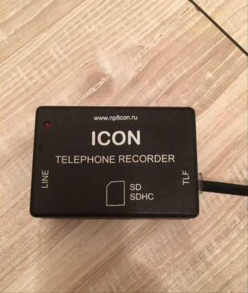 Icon TR1 - устройство записи переговоров, записи