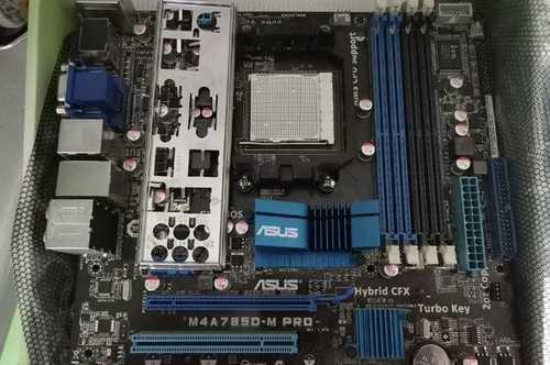 Мат плата Asus m4A785D-M pro сокет AM3