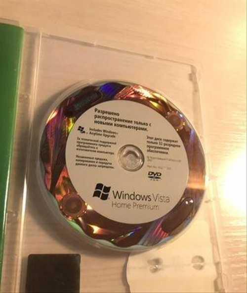 Windows Vista Home Premium 2007 оригинал