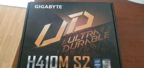 MB gigabyte H410M +CPU Core i3 10100F+DDR4-4Гб