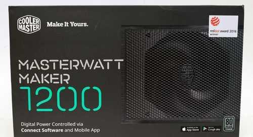 Блок Питания 1200W Cooler Master MasterWatt Maker