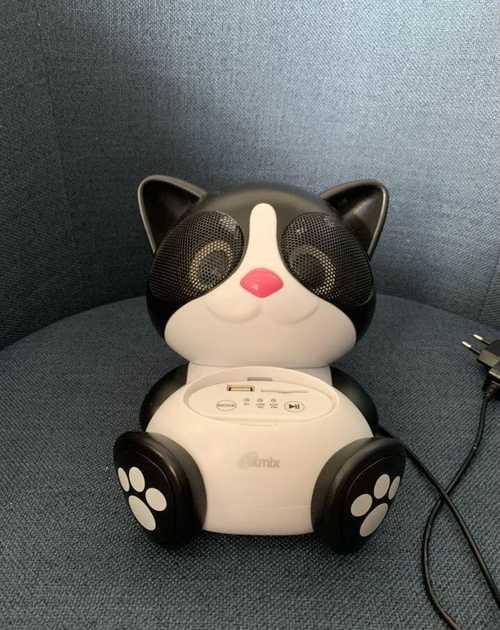 Аудиоколонка mp3 плеер кот