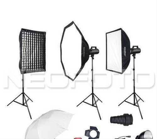 Комплект студийных вспышек Godox GS300 ST2 Kit