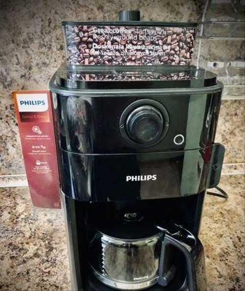 Кофемашина Philips Grind & Brew HD7767/00