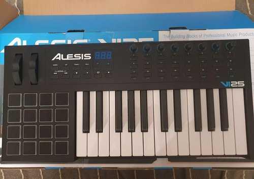 Midi клавиатура alesis VI25 в идеальном состоянии