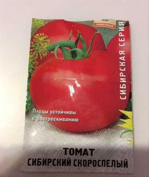 Рассада помидор Сибирские скороспелые