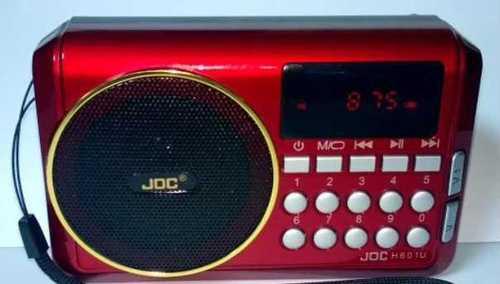 Радиоприемник JOC H011U красный USB SD Micro FM