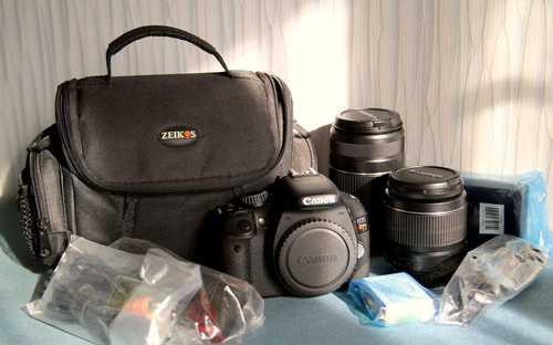 Canon EOS 550D + 2 объектива