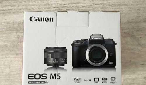Canon EOS M5 Kit 15-45mm IS STM Black