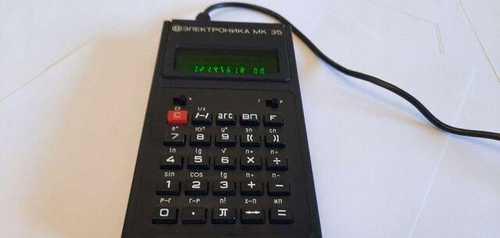 Микрокалькулятор "Электроника мк-35", сделано в СС