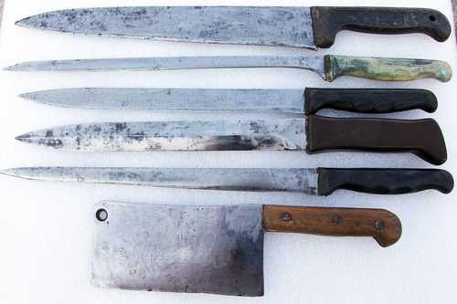Хозяйственные кухонные ножи советских времён