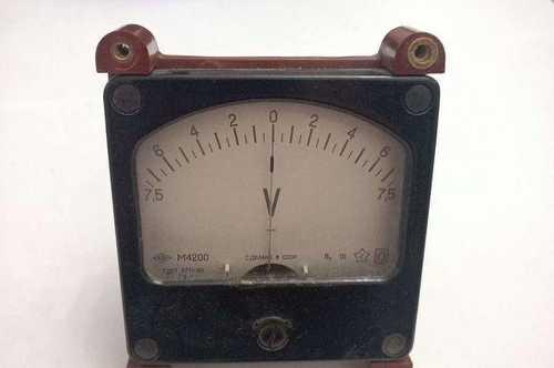 Вольтметр М4200 7,5в-0-7,5в