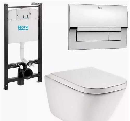 Унитаз с инсталляцией Active Roca Pack Gap