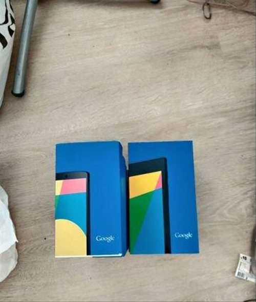 Коробки Nexus 5, Nexus 7