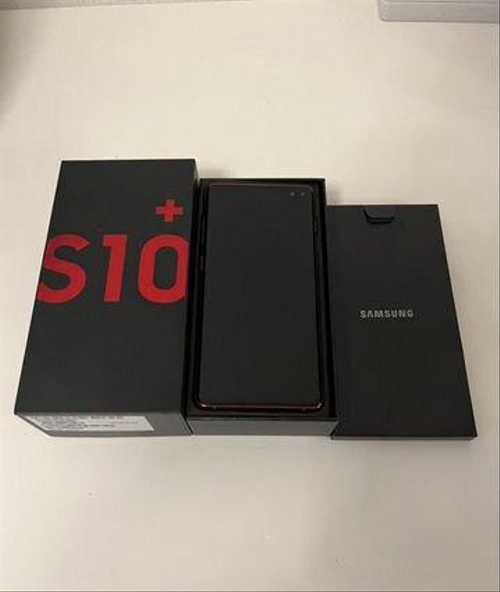 Телефон Samsung galaxy s10+ plus red edition