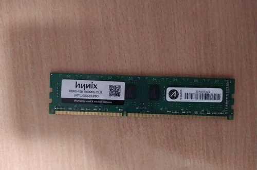 Dimm DDR3 4096MB PC12800 1600Mhz Hynix