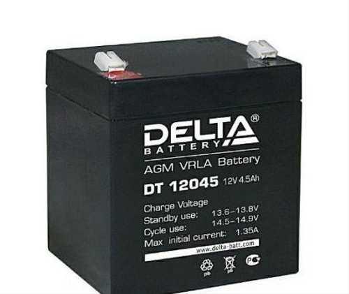 Аккумулятор Delta DT 12045 4.5Ач 12В