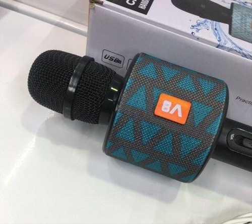 Микрофон-Караоке с Bluetooth 16811-97 серо-зеленый