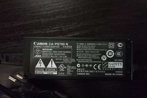 Адаптер Canon CA-PS700, 2 аккумулятор и шнур