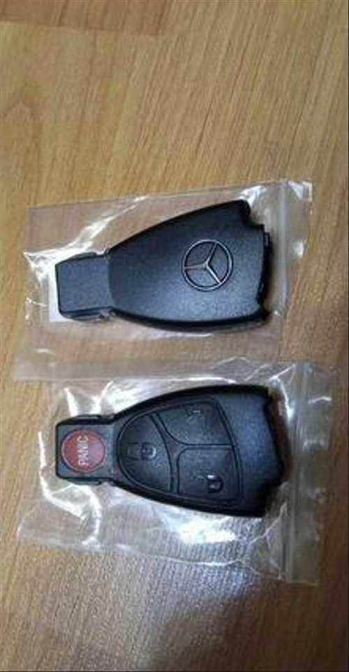 Корпус смарт-ключа Mercedes Benz 3+1 кнопки