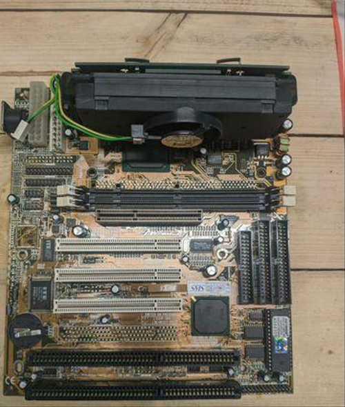 Ретро материнская плата ex98 pentium 2 slot