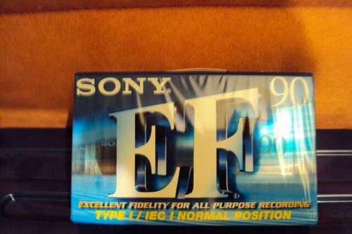 Аудио кассета sony E90 Tipe 1 новая, запечатанная