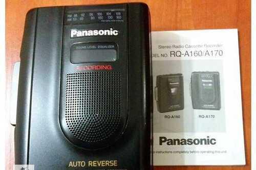 Panasonic rq-a170 кассетный плеер диктофон c радио