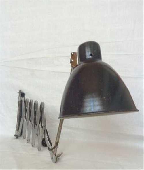 Индустриальная лампа-пантограф.1965 год,СССР