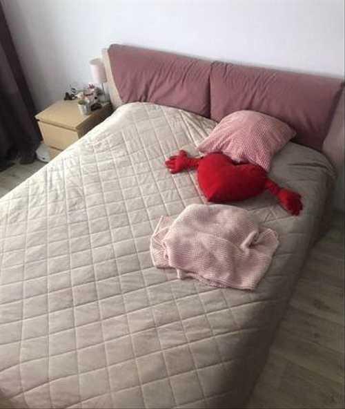 Кровать двухспальная с матрасом эльба бу
