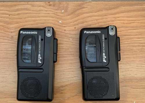 Диктофон Panasonic на микрокассетах 2 шт