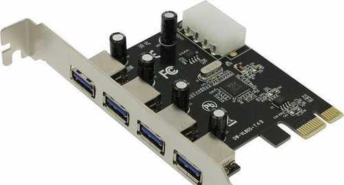 Контроллер PCI-E на 4 USB3.0 плата расширения