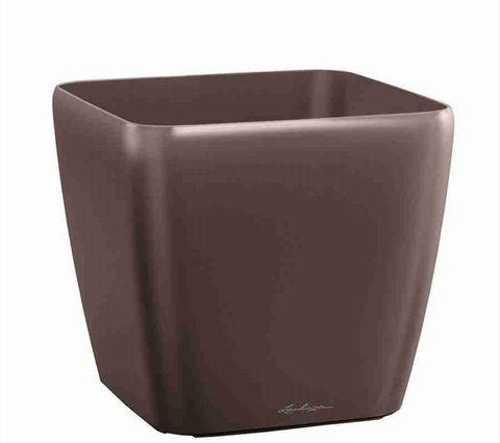 Кашпо Lechuza Quadro 35 planter only (кофейный)