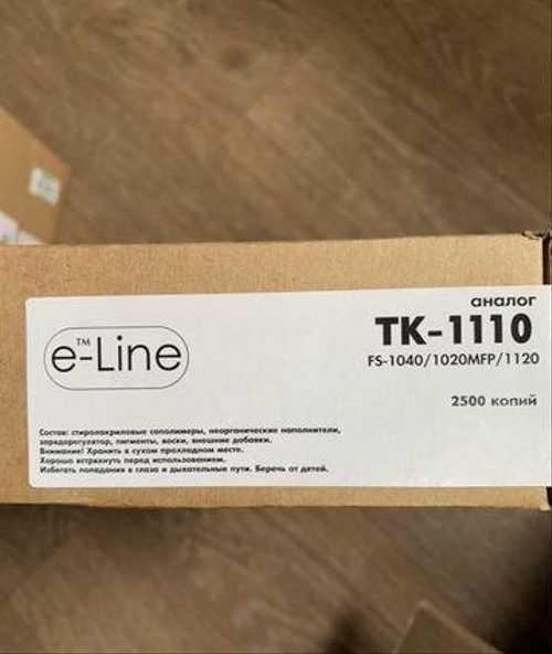 Тонер-картридж e-Line TK-1110 для Kyocera