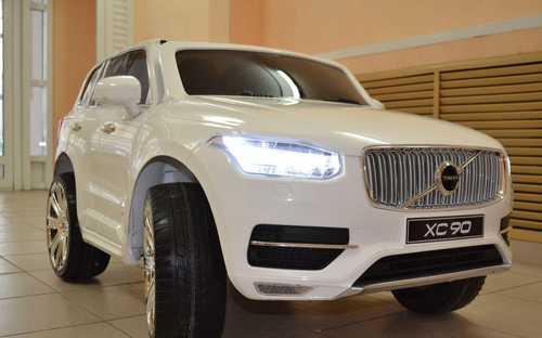 Электромобиль детский Volvo XC90 белый