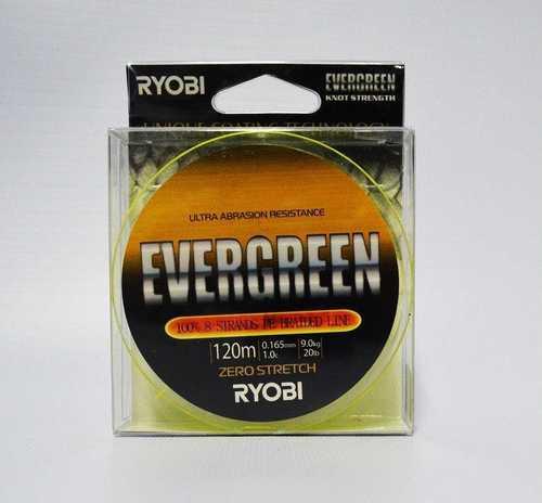 Плетеный шнур Ryobi PE Evergreen 8х. Оригинал