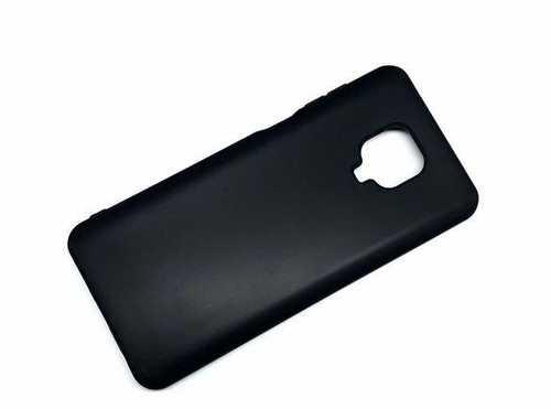 Redmi Note 9 Pro / 9s Чехол Черный матовый силикон